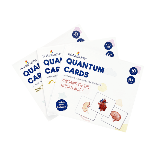 Dinosaurs Quantum Cards | Flashcards for Kids | Brain Development ...